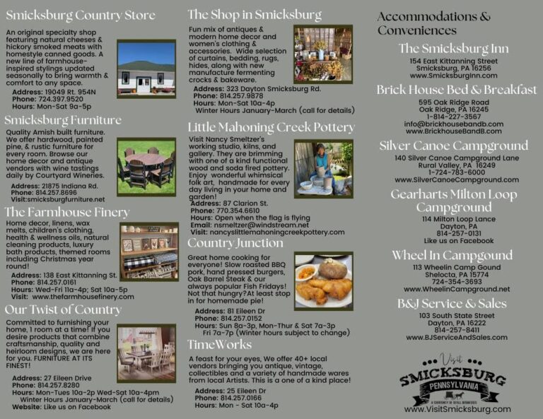 Brochure - Visit Smicksburg